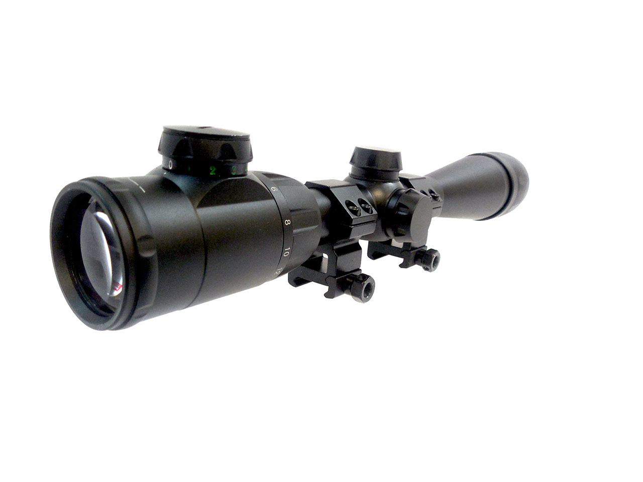 CenterPoint 4-16x40 AO High Power, Long Range Rifle Scope - Baker Airguns