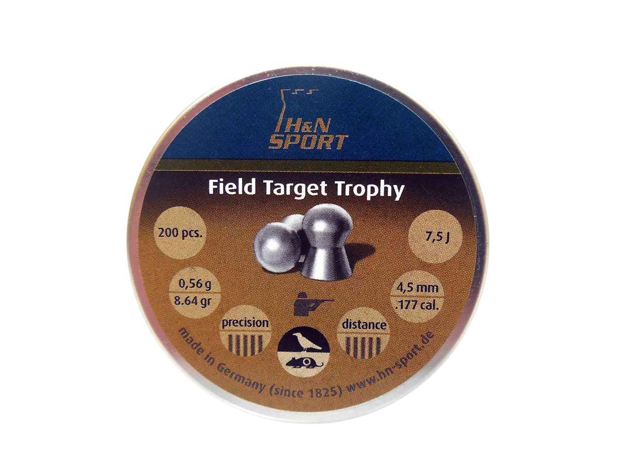 H&N Sport Field Target Trophy 177 cal 8.64gr, (4.51mm) 500 pcs - Baker ...