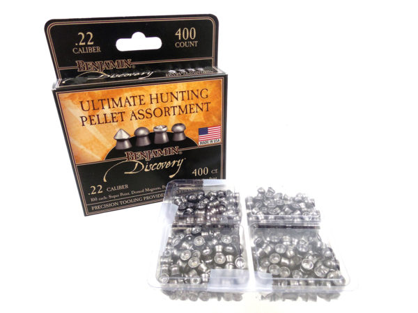 Benjamin Discovery Ultimate Hunting Pellet Assortment | .22 Cal, 400 ct ...