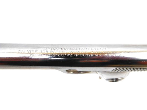 Daisy 118 Targeteer Chrome Air Pistol - Baker Airguns