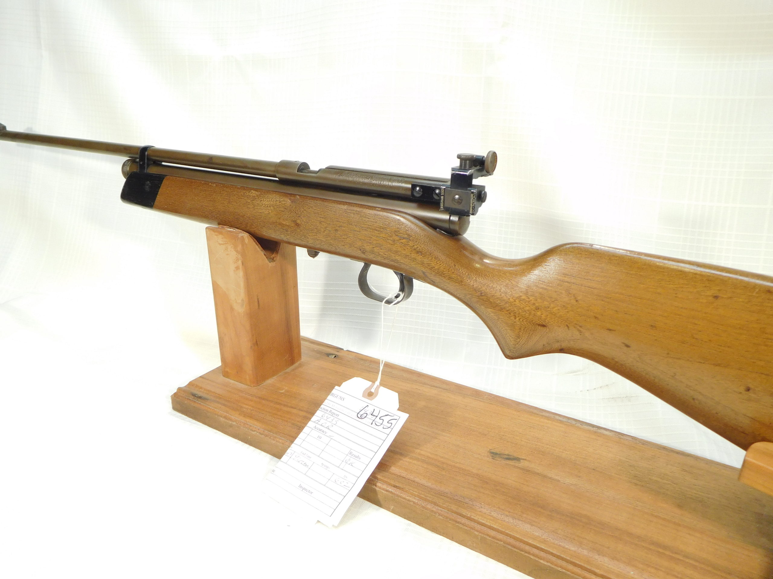 Ted Williams Match Rifle Crosman 160 CO2 Pellet Rifle w/ 5331 Peep ...