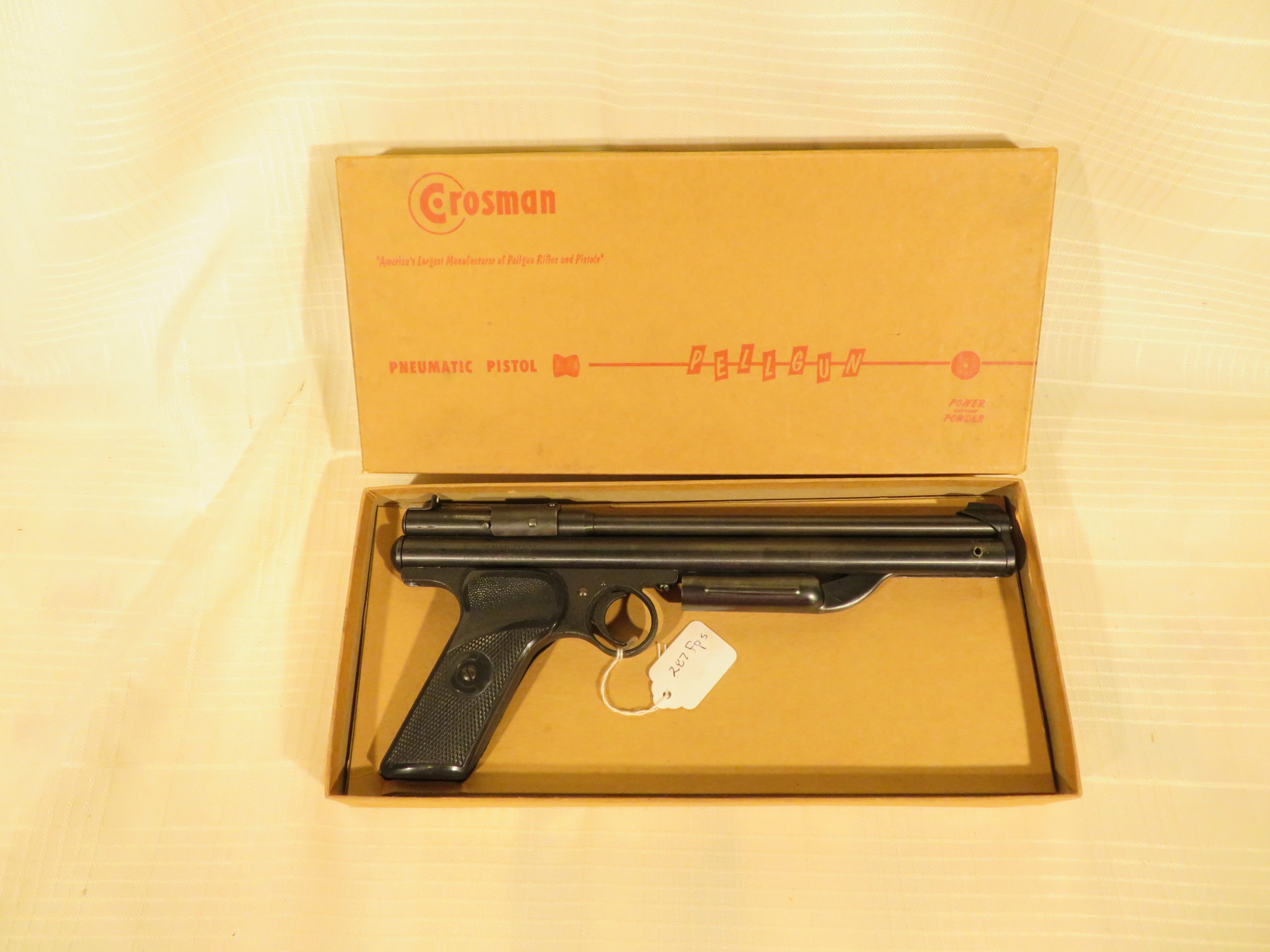 Crosman Model 130 Air Pistol 1953-1970 in Original Box SKU 1111 - Baker ...