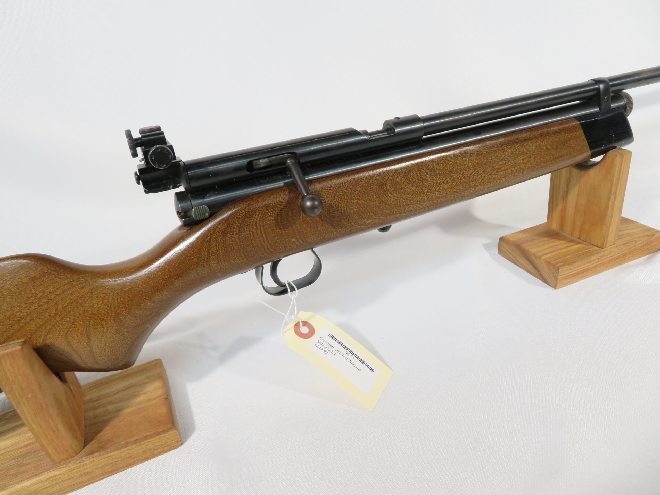 Ted Williams Match Rifle Crosman 160 CO2 Pellet Rifle w/ 5331 Peep ...
