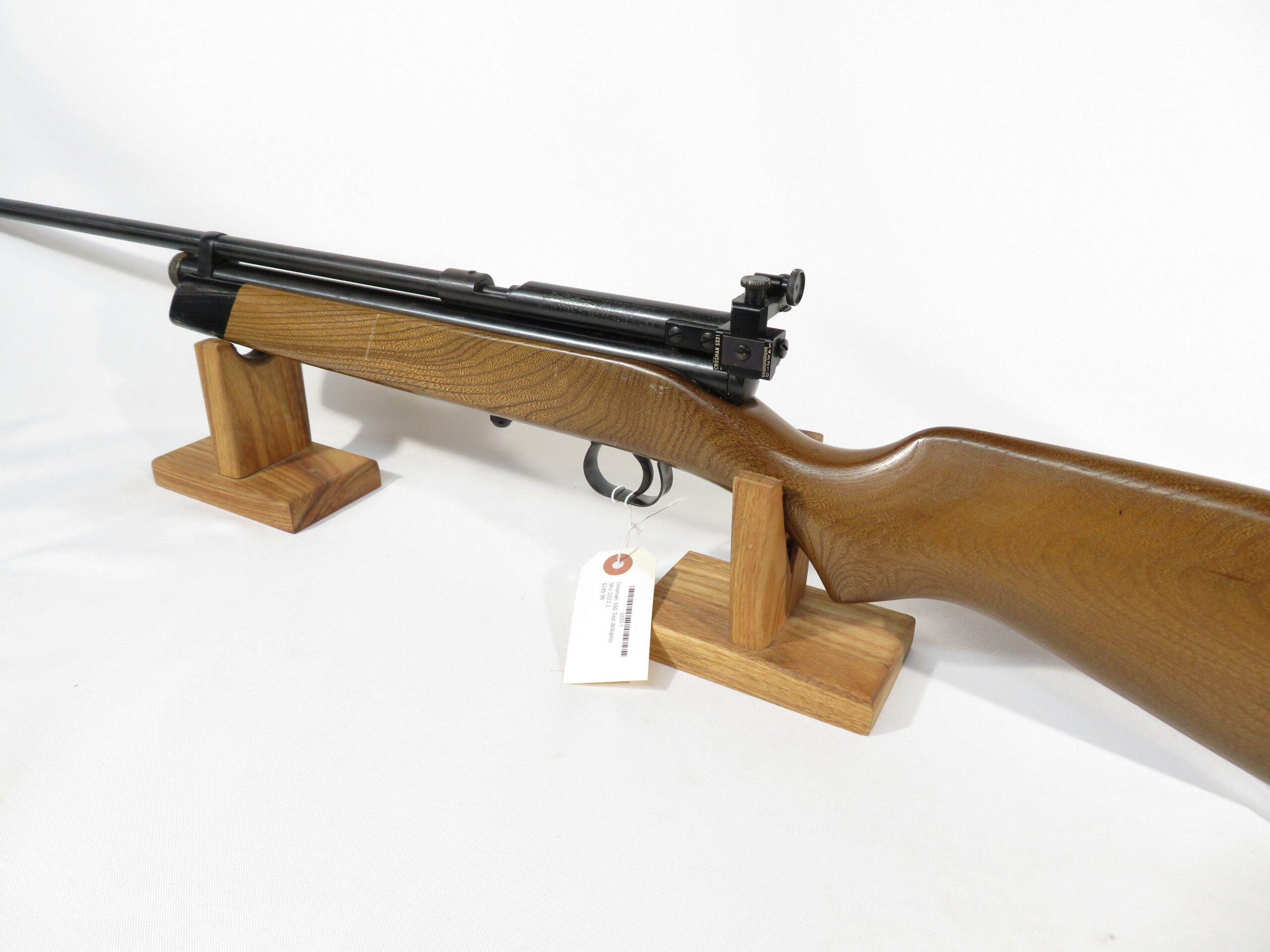 Ted Williams Match Rifle Crosman 160 CO2 Pellet Rifle w/ 5331 Peep ...