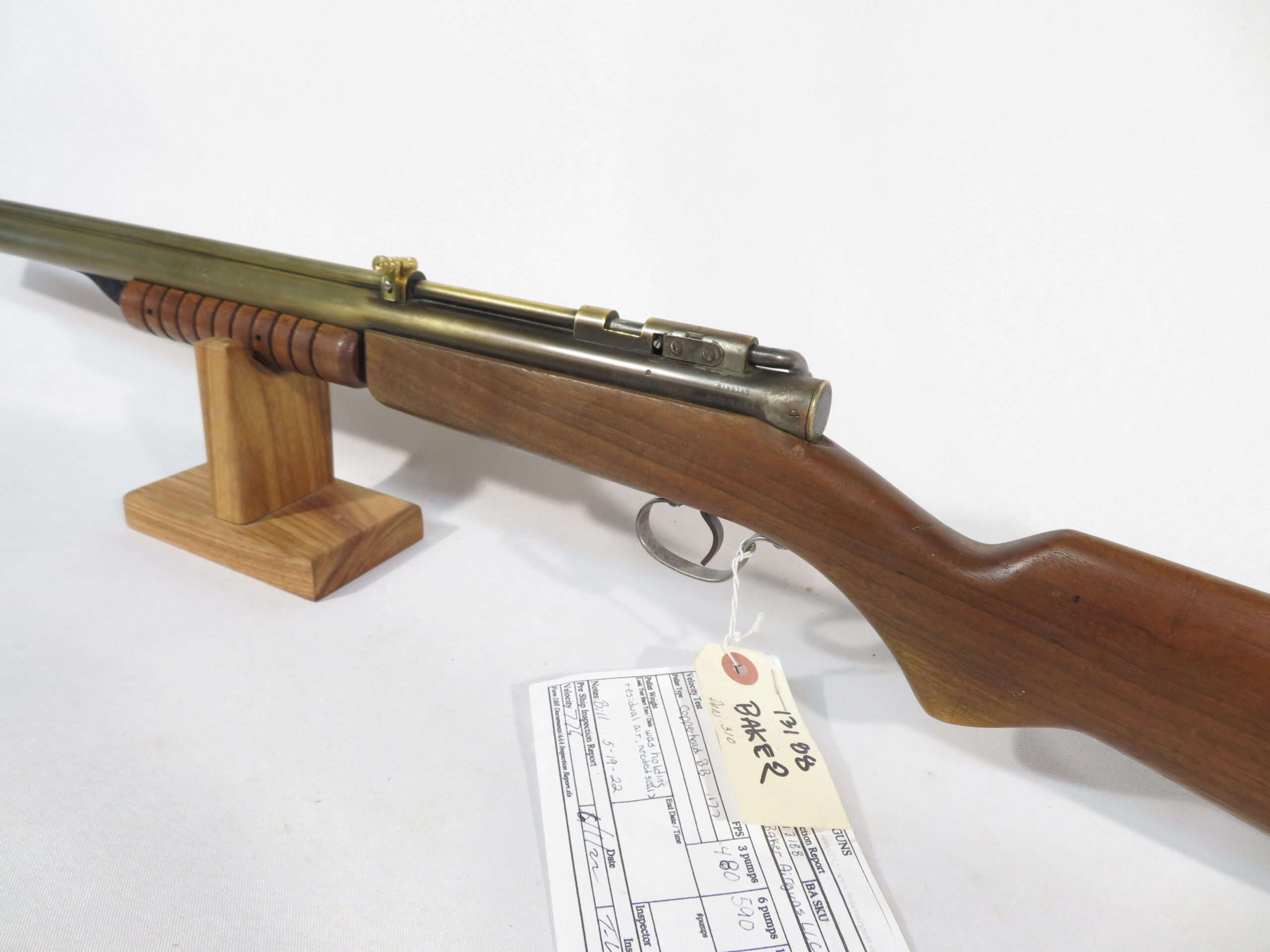 Benjamin Model 310 Air Rifle Mfg 1940-1969 - Baker Airguns