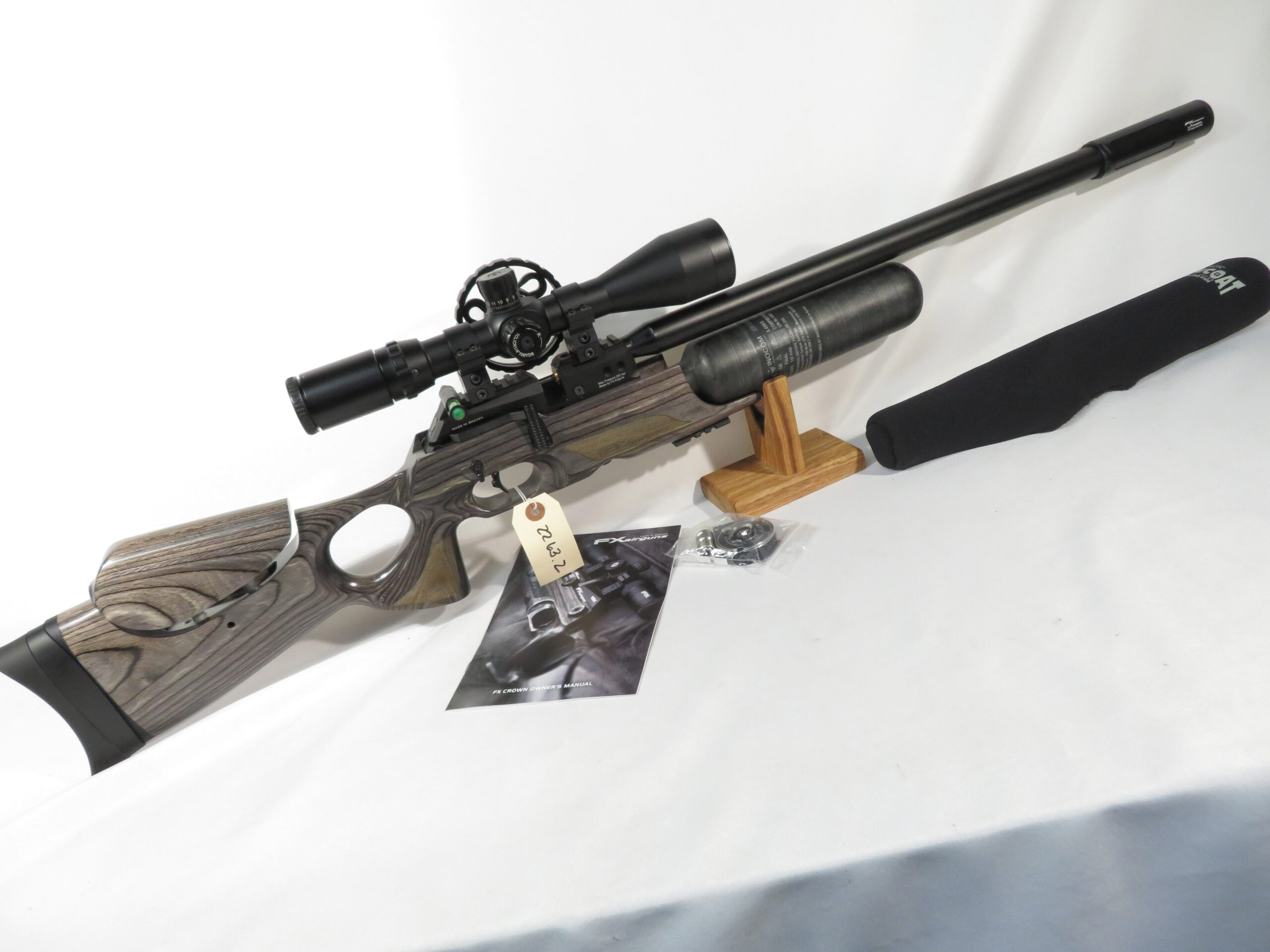 FX Crown Mk II PCP Air Rifle .22 cal Gray Laminate Stock Used - Baker Airguns