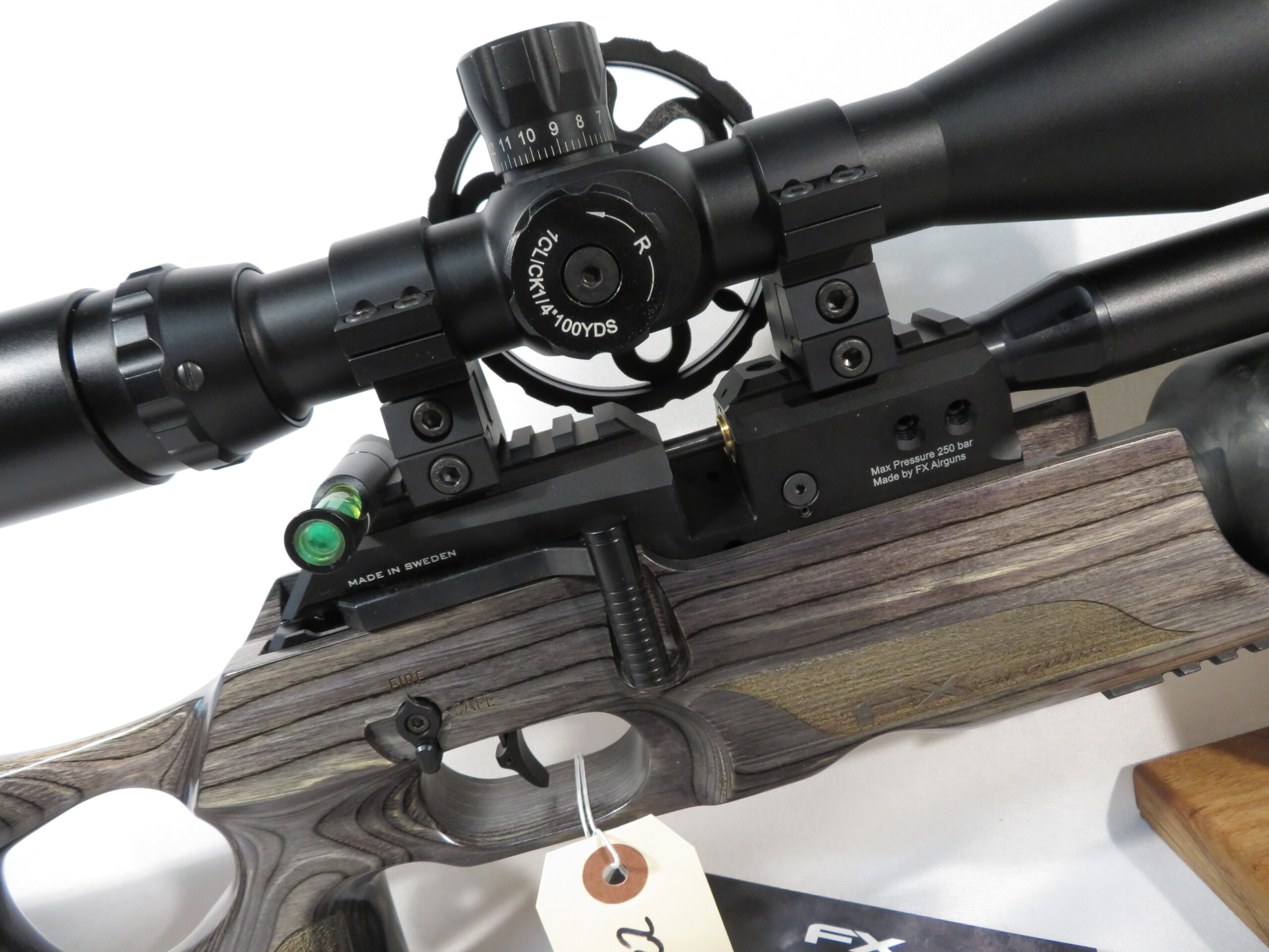 FX Crown Mk II PCP Air Rifle .22 cal Gray Laminate Stock Used - Baker Airguns