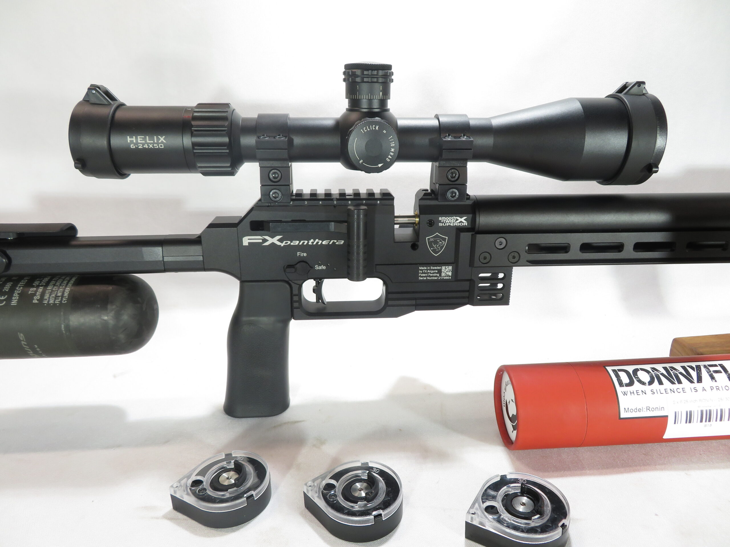 Used FX Panthera, 700mm, .30 w/ Helix SFP 6-24x50 Scope +3 mags and ...