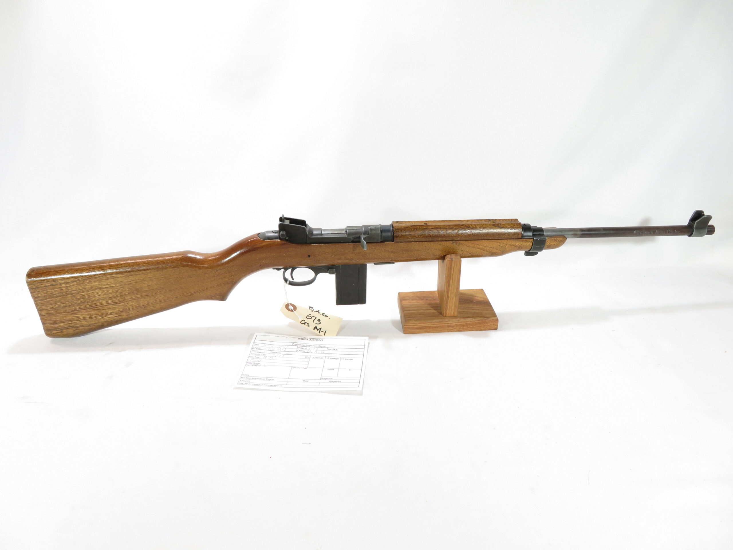 Crosman M1 Carbine BB Gun with Wood Stock, Original Clip SKU 673 ...