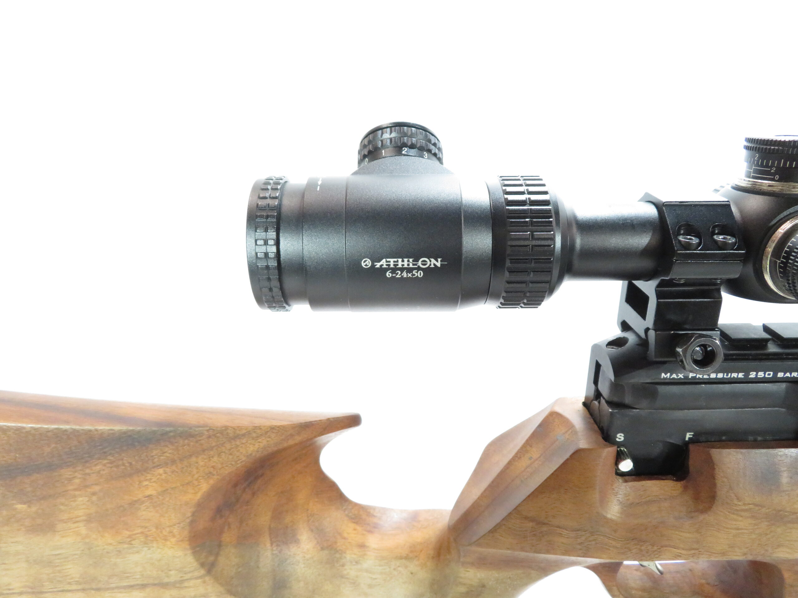 Used Kral Puncher Pro 500 .25 caliber Walnut Stock + 4 mags and Athlon ...