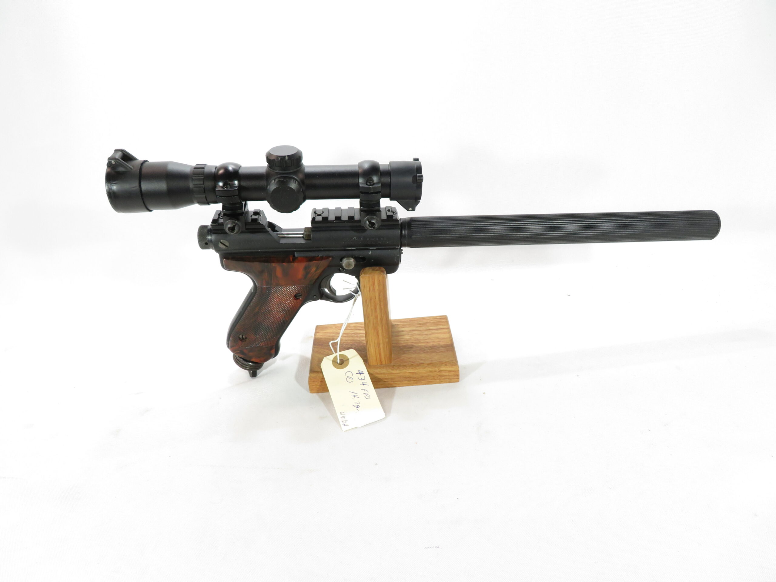 Custom Crosman Mark I Target w/ Scope SKU 71624.6 - Baker Airguns