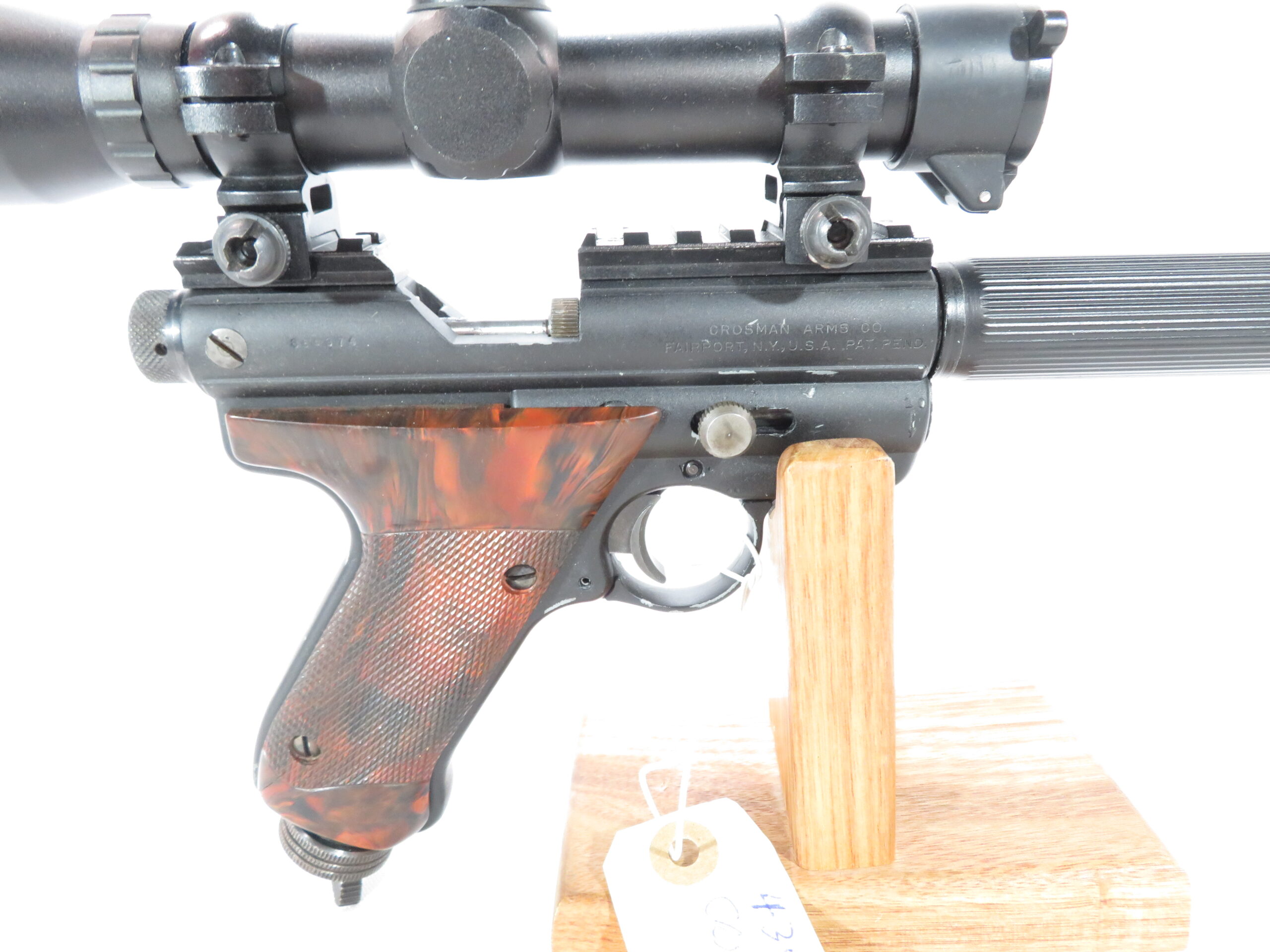 Custom Crosman Mark I Target w/ Scope SKU 71624.6 - Baker Airguns