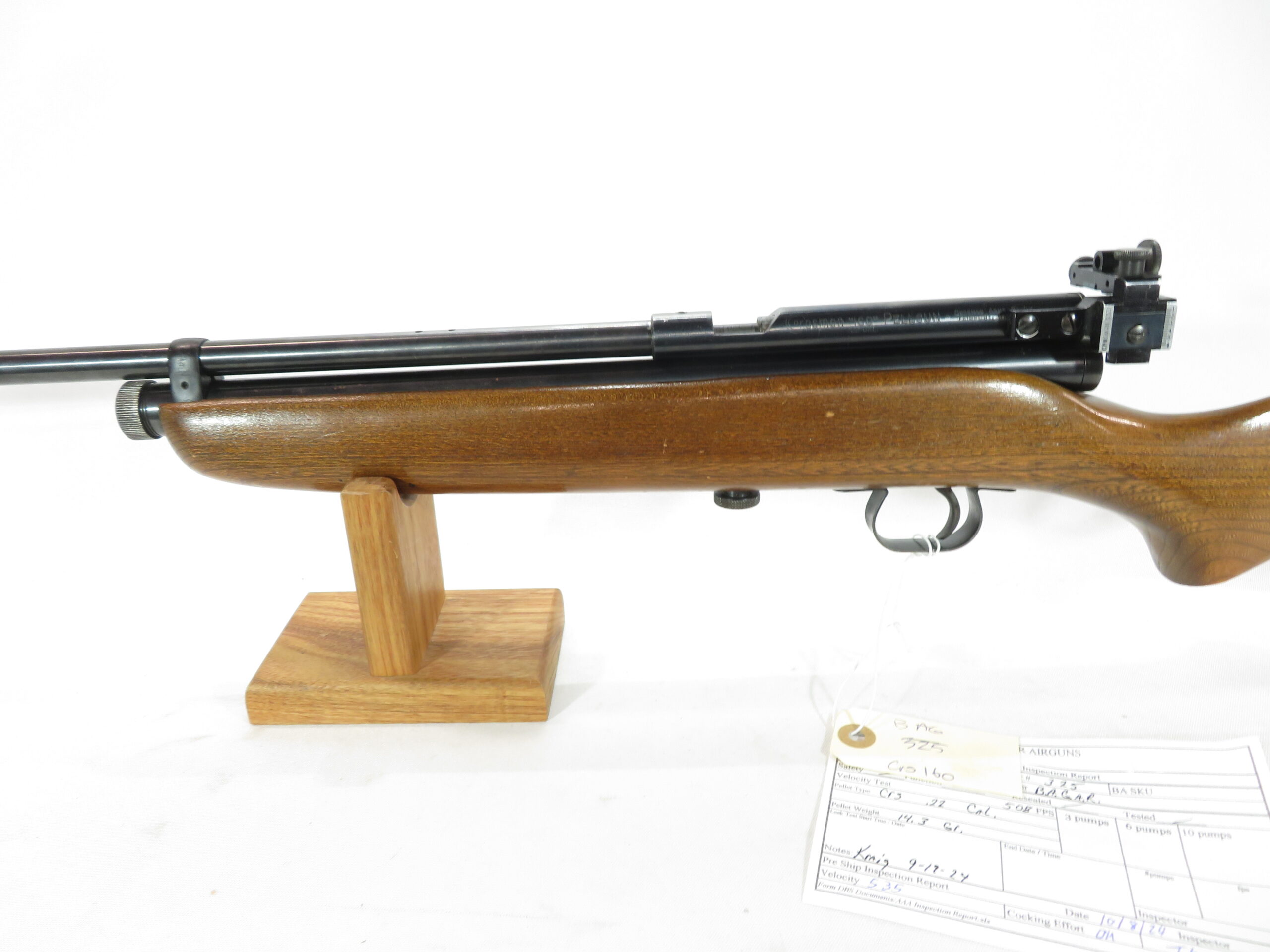 Crosman Model 160 C02 Pellet Rifle w/ Peep Sight SKU 325 - Baker Airguns