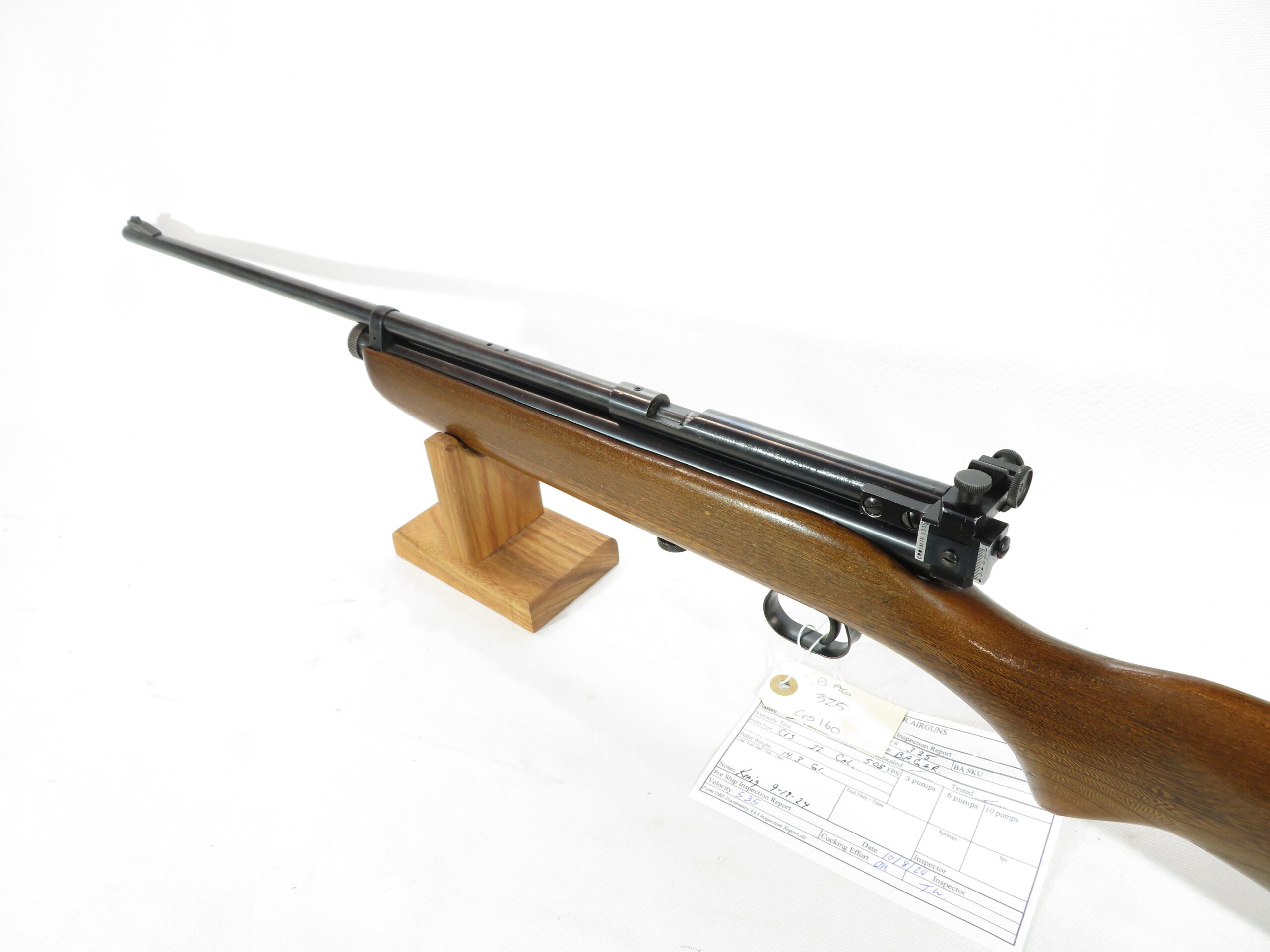 Crosman Model 160 C02 Pellet Rifle w/ Peep Sight SKU 325 - Baker Airguns