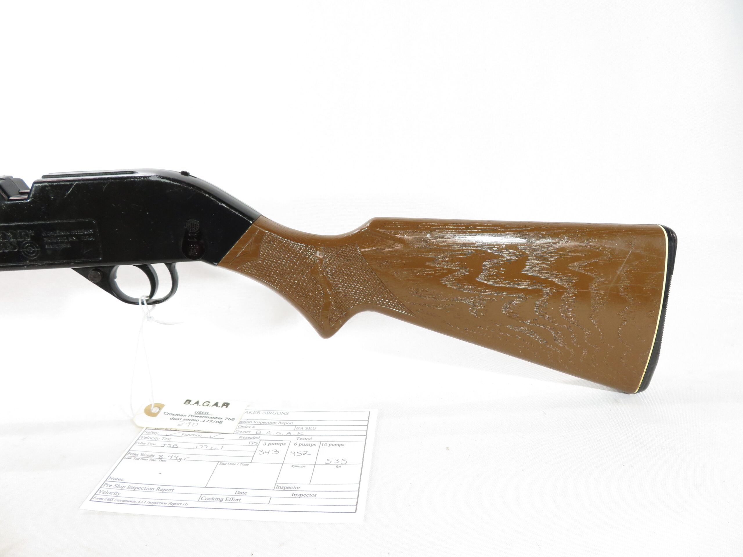 Crosman PowerMaster 760 Air Rifle SKU 390 - Baker Airguns